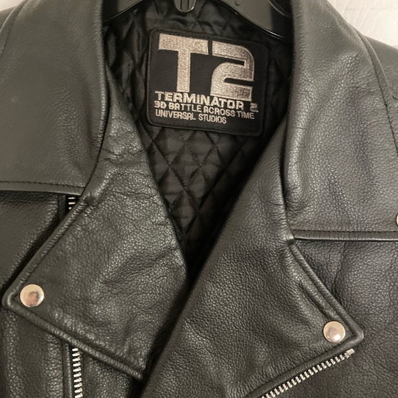 Universal | Jackets & Coats | Official Terminator 2 T2 Leather Jacket ...